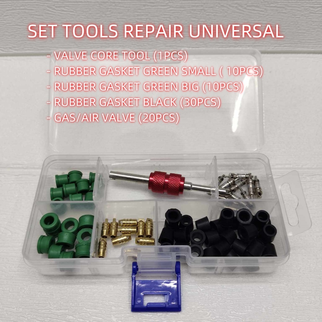 Aircond Repair Tools universal/71PCS in 1set/rubber gasket green, black ...