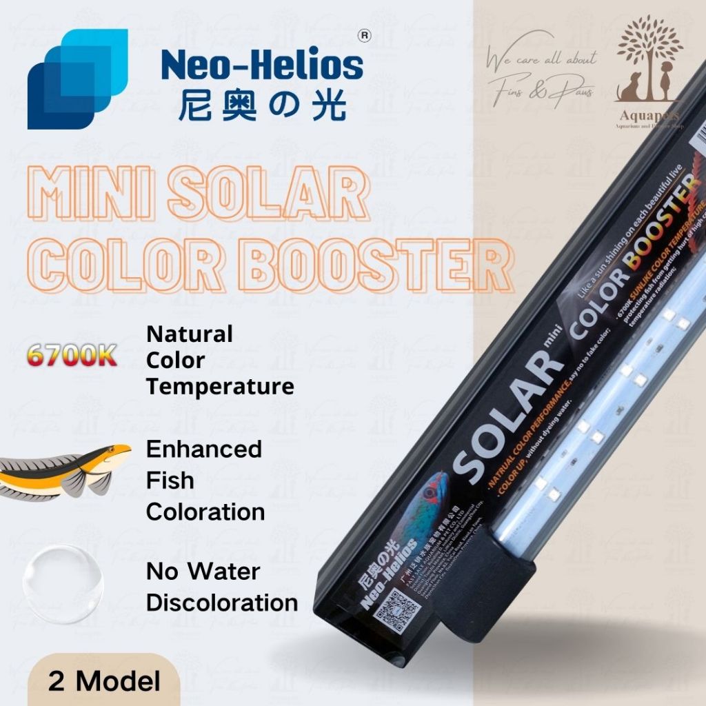 AquaNice Neo-Helios Mini Solar Color Booster LED Submersible T8 Tanning ...