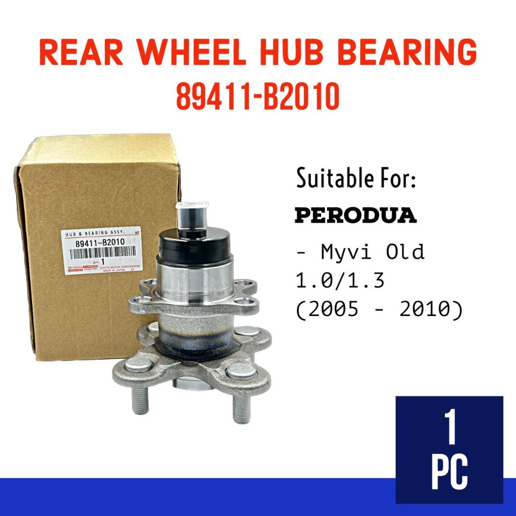 PERODUA BEARING HAB RODA BELAKANG (89411-B2010) (PEMBUNGKUSAN TOYOTA ...