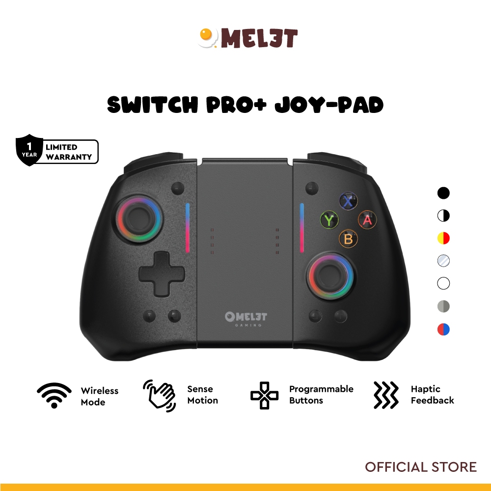 Omelet Switch Pro+ Joy-Pad Controller Wired & Wireless joycon responsive button turbo vibration ...