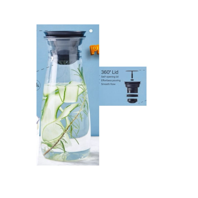 Tupperware Clear Pitcher with 360 Carafe 1.1L 1pcs | Shopee Malaysia