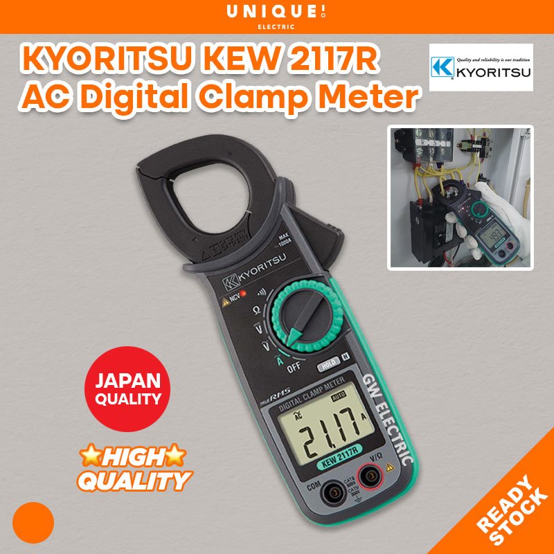 *READY STOCK* KYORITSU KEW 2117R AC DIGITAL CLAMP METER 💯 ORIGINAL ...