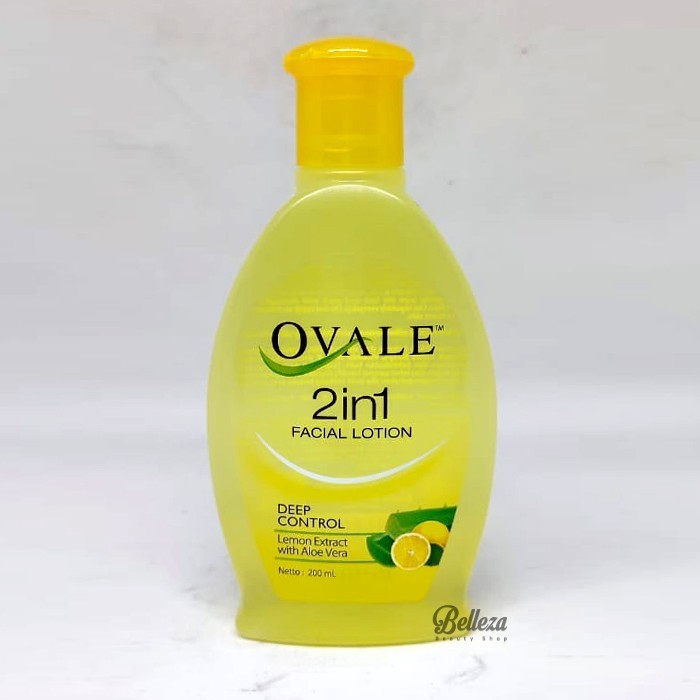 Ovale Facial Lotion Deep Control LEMONN 200ml | Shopee Malaysia