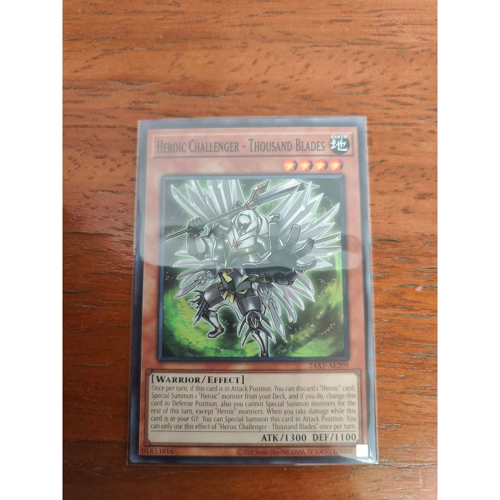 Yugioh: DUEA-JP082 22TP-JP102 24AT-AE209 Heroic Challenger - Thousand Blades (N/R/SR) | Shopee ...