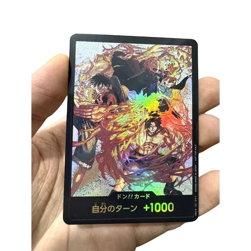 (JP) Ace Luffy Sabo custom Gred SS+ Don optcg one piece card TCG ...