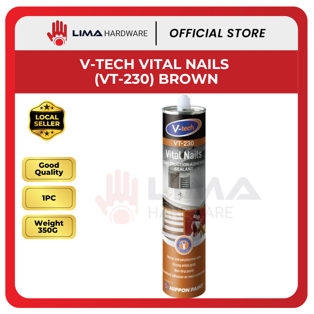 V-TECH VITAL NAILS (VT-230) – BROWN - 350G | Shopee Malaysia