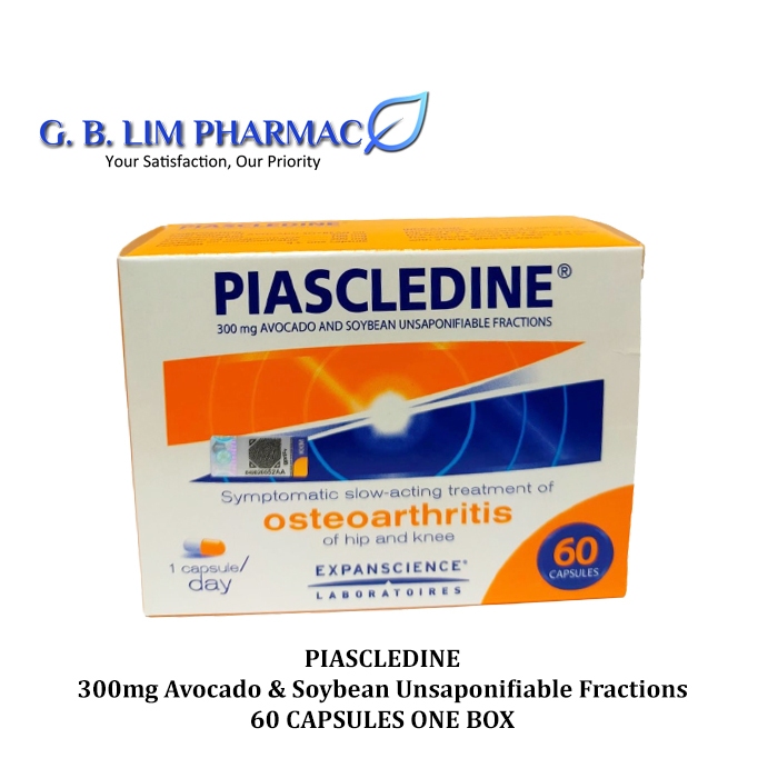 SHORT EXPIRY CLEARANCE (EXP: 31-DEC-2024) Piascledine Capsule 300mg 60 ...