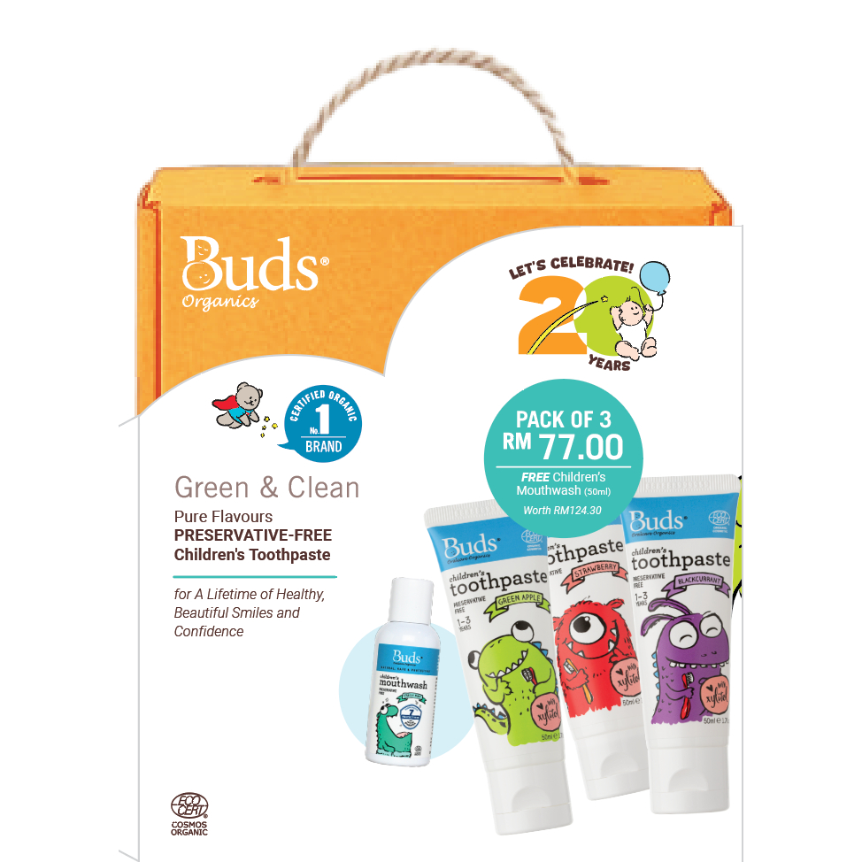 BOO Children's Toothpaste Xylitol Triple Pack | Shopee Malaysia