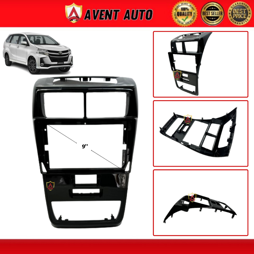 Android Player Casing 9" Toyota Avanza 2019-2021 with Socket Toyota ...