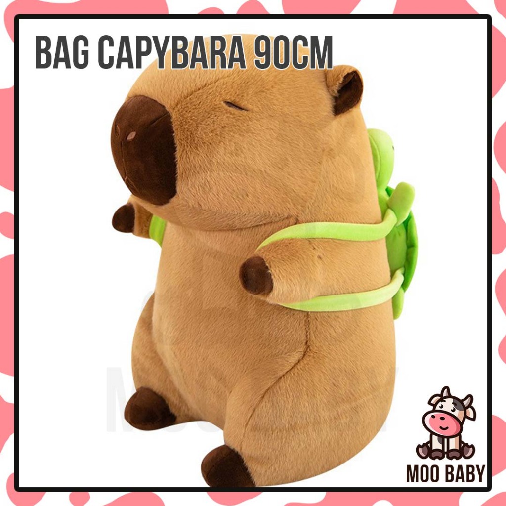Moo Baby Running Nose Capybara Plushie Anak Patung Capibara Capybara ...