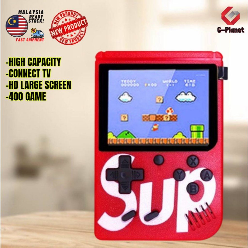 B.S.B 400 Games Brand Retro Mini Gameboy Game Console Emulator Built-In ...
