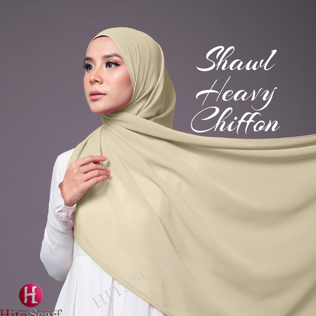 Shawl Heavy Chiffon | Shawl Chiffon | Shawl Keknis | Shawl murah ...