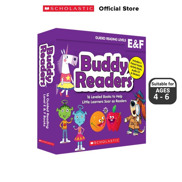 Scholastic Buddy Readers Level E-F With CD ISBN: 9781338781250 | Shopee ...