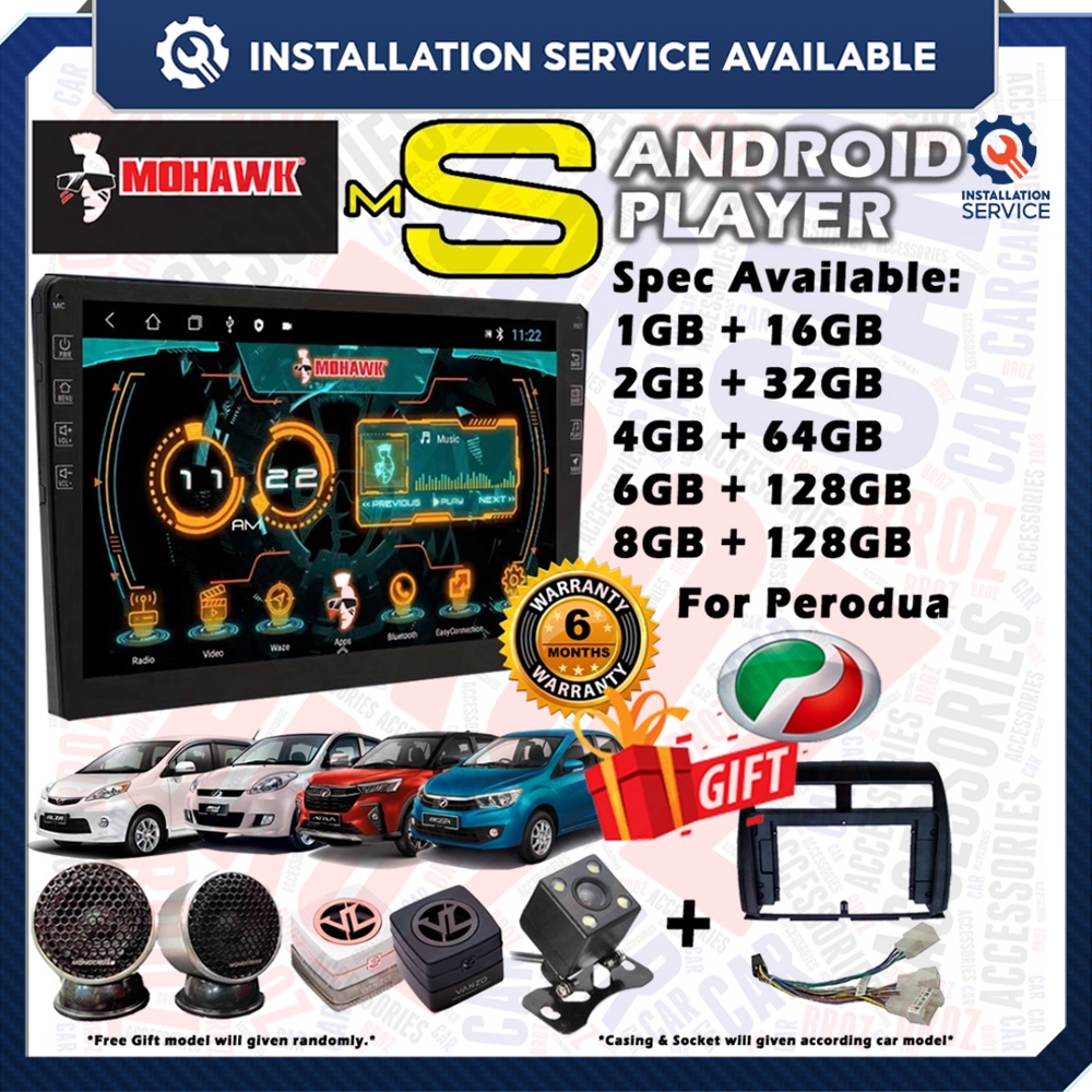 [Installation Available] MOHAWK Best Quality Android Player For Perodua ...