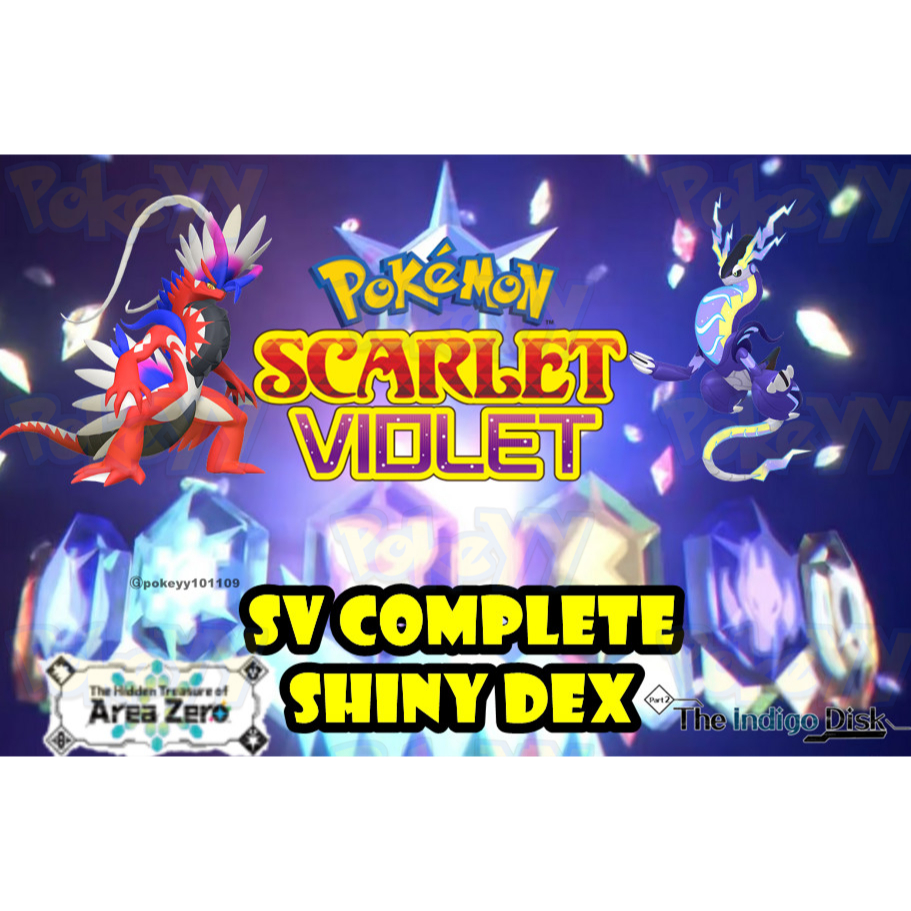 SV Living Pokedex | Pokemon Scarlet Violet / HOME | SHINY 6V | Paldea Kitakami Blueberry ...