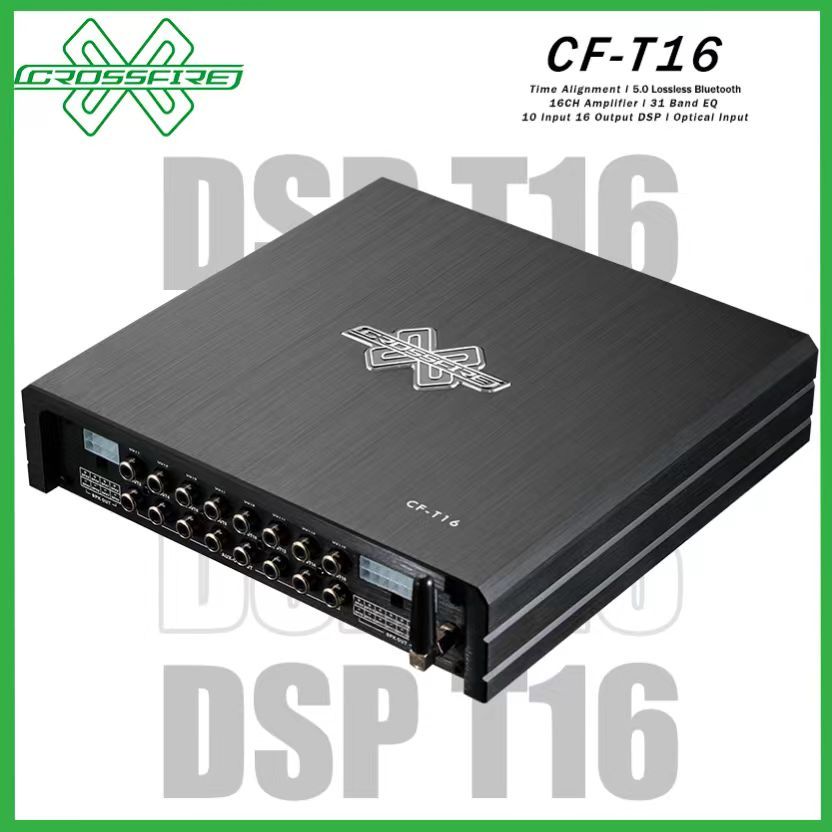 Crossfire CF-T16 16CH DSP Amplifier 16CH Full Function Tuning 31-Band EQ | Hi-Fi Car Audio ...