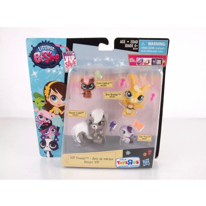 Littlest Pet Shop VIP Friends - Cora Canton, Bria Bruner, Pepper Clark ...