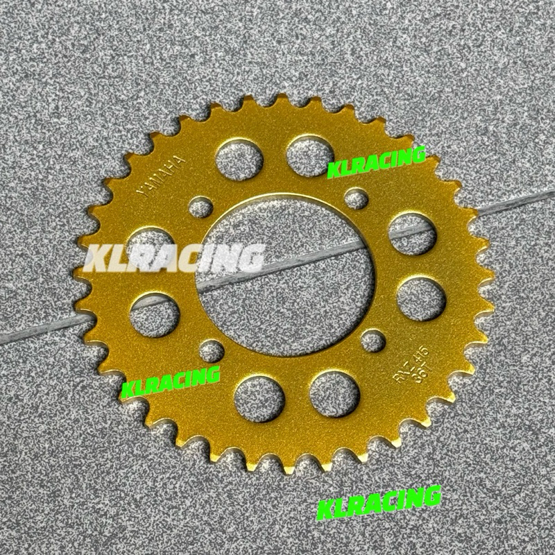 RXZ-415 LC135 RXZ 125Z Y125ZR 125ZR Y125Z Y100 Y110 SPROCKET 428 / 415 EMAS SPOKET GOLD 4 HOLE ...