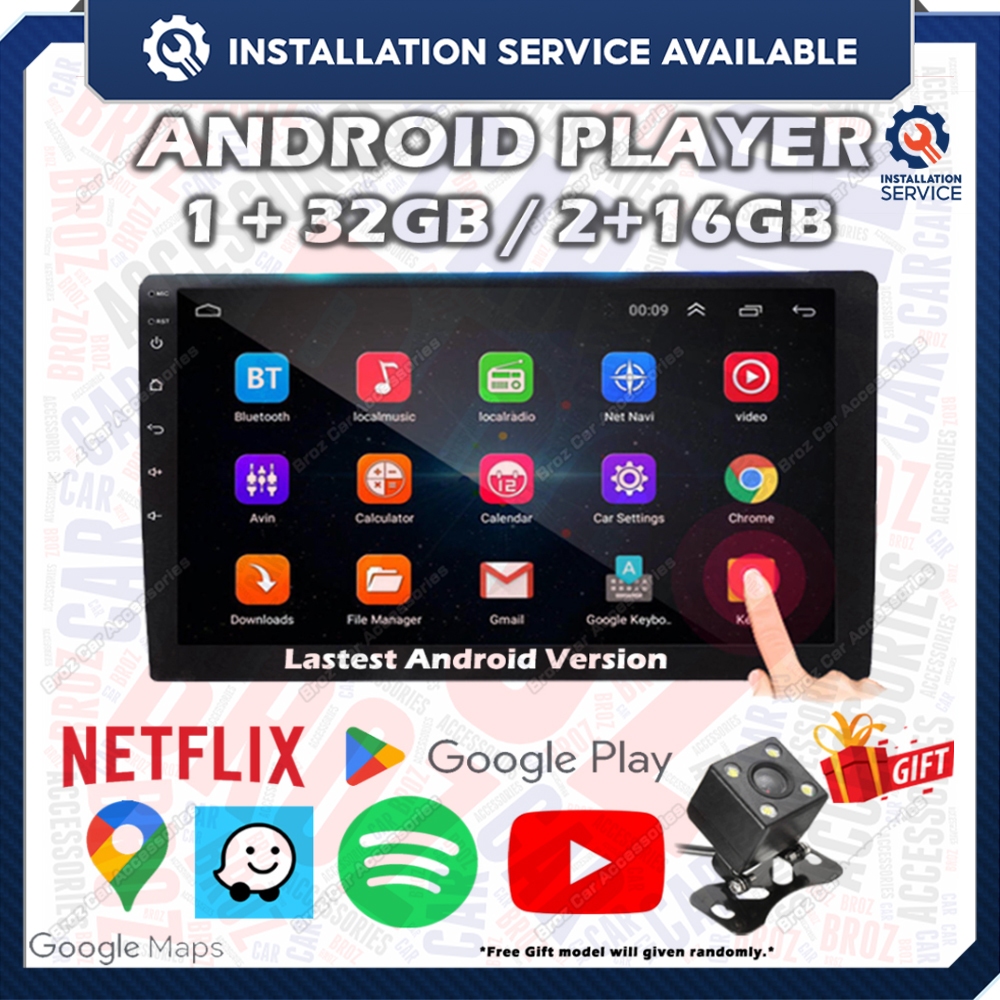 [Installation Available] Kereta Android Player 9 10 inch 2+32 GB Car ...