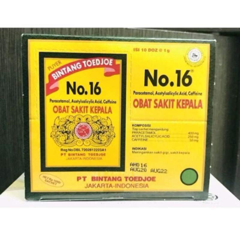 PUYER 16 | BINTANG TOEDJOE 1 BOX 120 SACHET | Shopee Malaysia