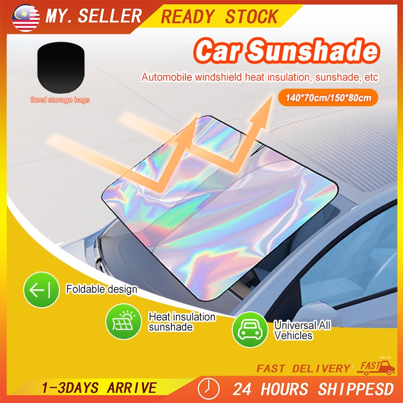 MEEGOO Car Sunshade Laser Sunshade Sun Shade Car Car Window Sun Shade ...