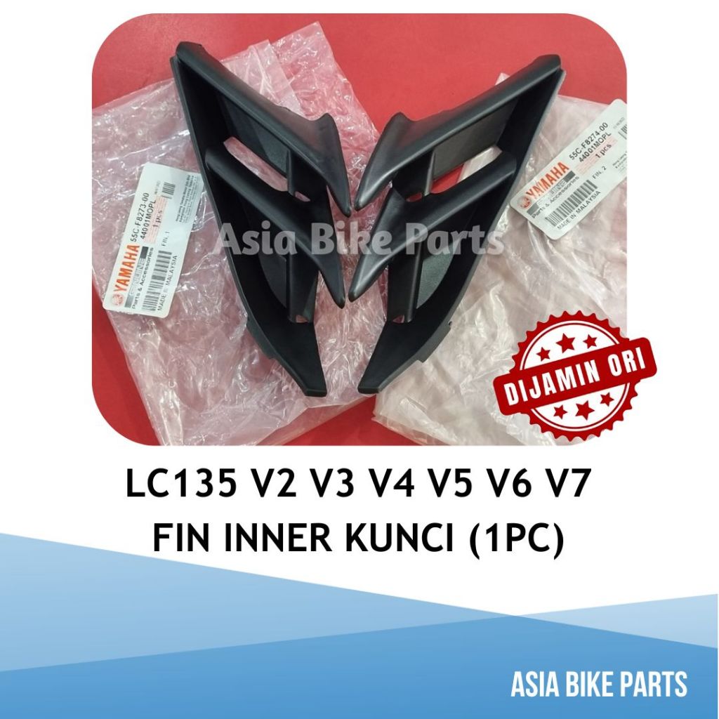 Yamaha Original LC135 V2 V3 V4 V5 V6 V7 Cover Set Inner / Cover Inner ...