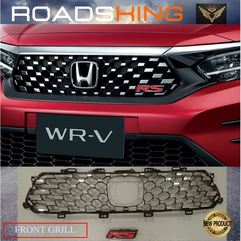 FREE LOGO HONDA WRV WR-V 2024 RS FRONT BUMPER GRILL GRILLE | Shopee ...