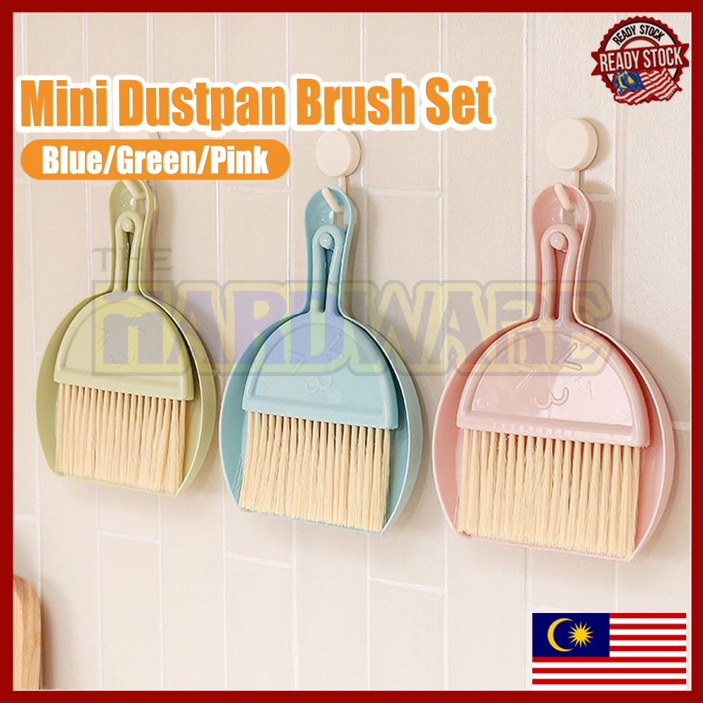 Mini Table Broom with Dustpan Practical Keyboard Car Computer Cleaning ...