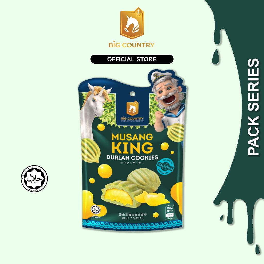BIG COUNTRY MUSANG KING DURIAN FILLING COOKIES | Shopee Malaysia