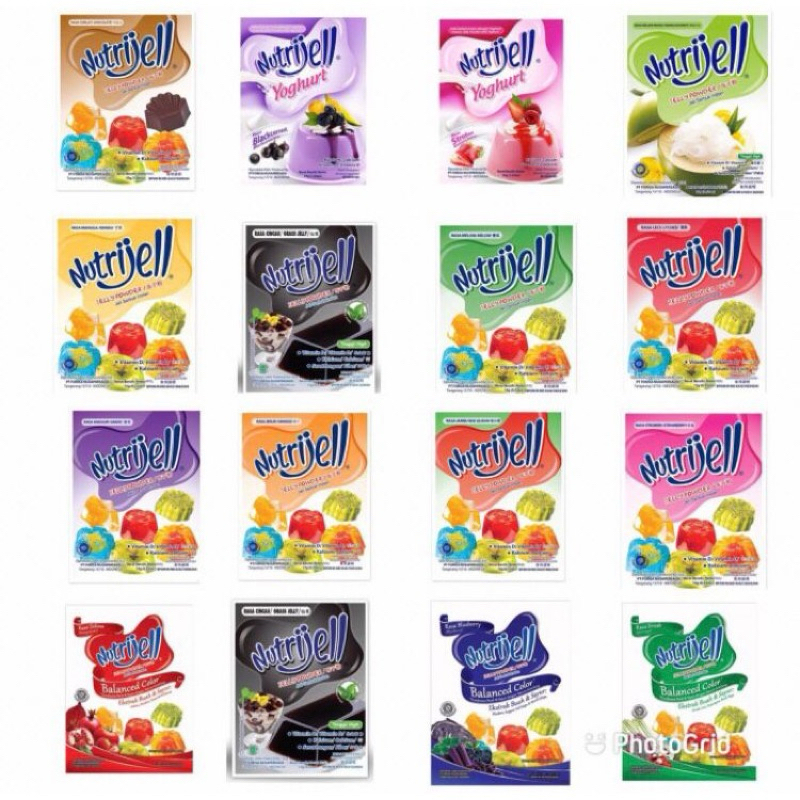 NUTRIJELL JELLY POWDER BOX 12 SACHET ( READY STOCK ) | Shopee Malaysia