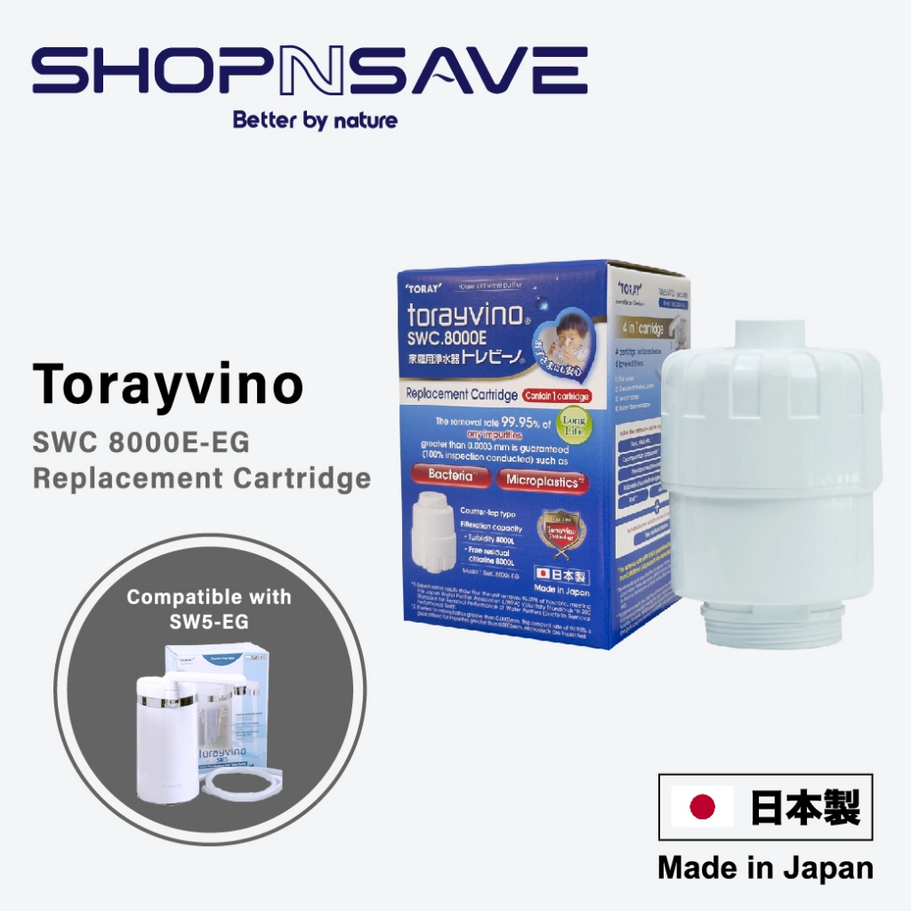 SHOPNSAVE Toray Cartridge SWC.8000E Cartridge, Torayvino Replacement ...