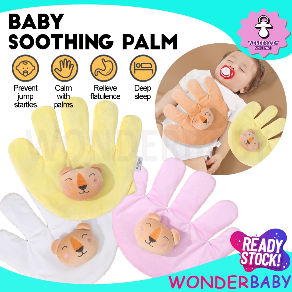 Baby Soothing Hand Pad Newborn Calming Palm Wrap Breathable Cotton ...