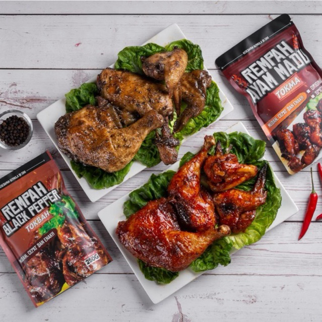 🔥 💯 ORIGINAL HQ🔥Rempah Ayam Madu Tokma [250GRAM] | Shopee Malaysia