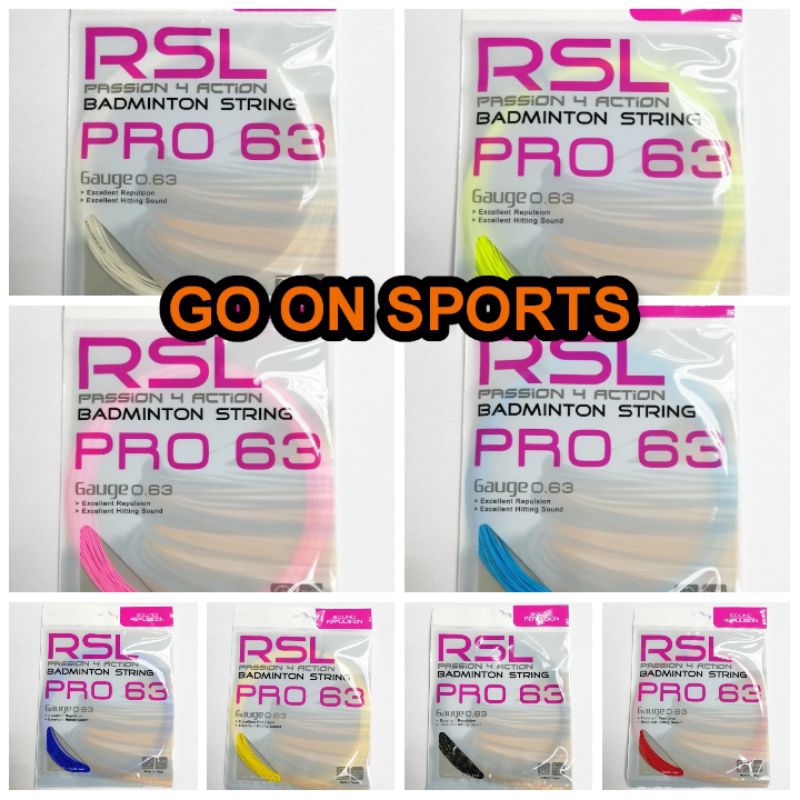 RSL PRO 63 BADMINTON STRING 1 PCS | Shopee Malaysia