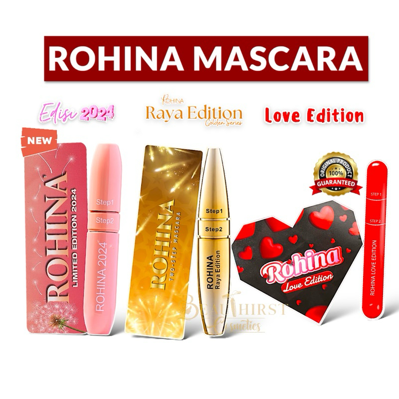 MASCARA ROHINA EDISI 2024 / ROHINA MASKARA LOVE EDITION/ RAYA EDITION ...