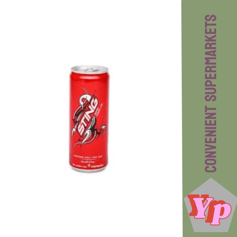 PEPSI Sting energy drink can 320ml - Nước tăng lực Sting vị dâu 320ml ...