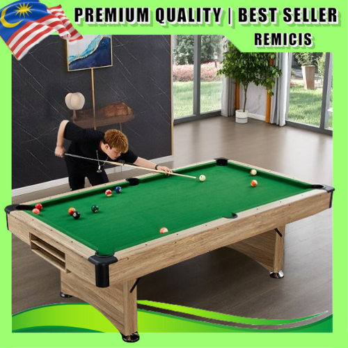 8-Foot Folding Pool Table - Compact Indoor Household 3-In-1 Billiard ...