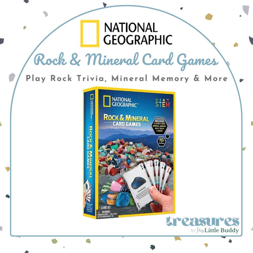 National Geographic Rock And Mineral Card Game Gemstone BoardGame Kids ...