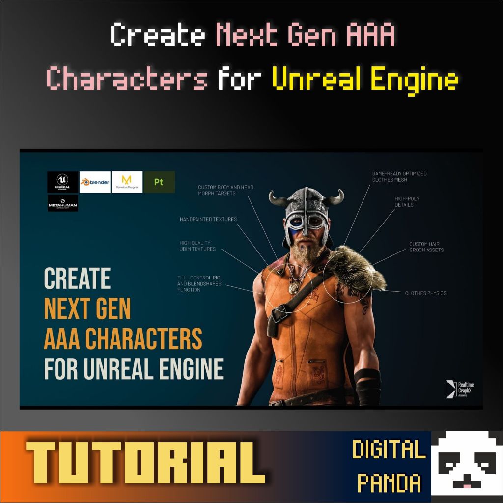 [ FULL TUTORIAL] Create Next Gen AAA Characters for Unreal Engine | Shopee Malaysia