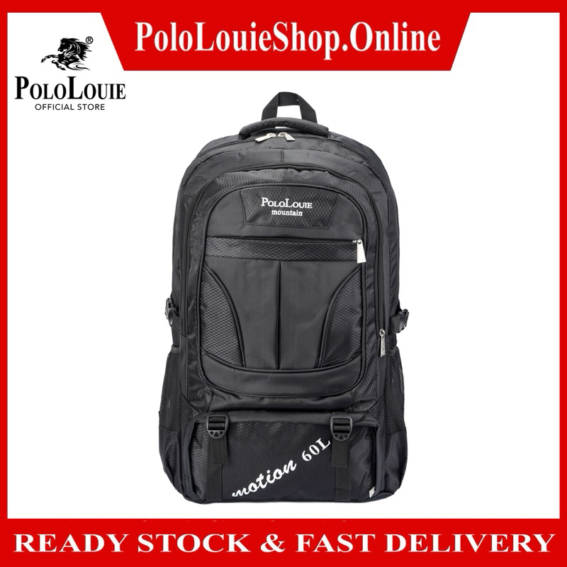 Original Polo Louie Outdoor Large Backpack Travel Hiking Sports Camping ...