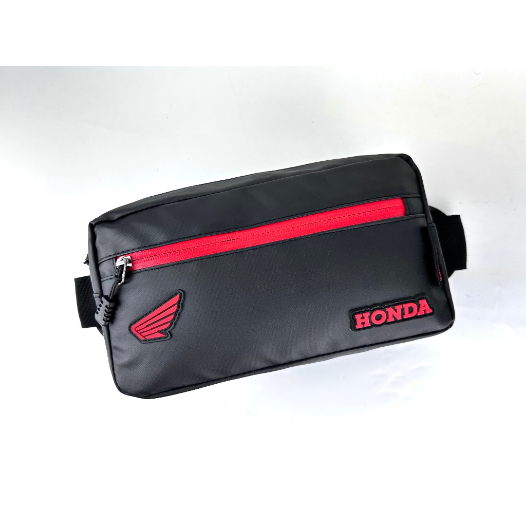 Ready Stock! Honda Men’s Sling Bag Waterproof Motor Rider Sling Bag Beg ...