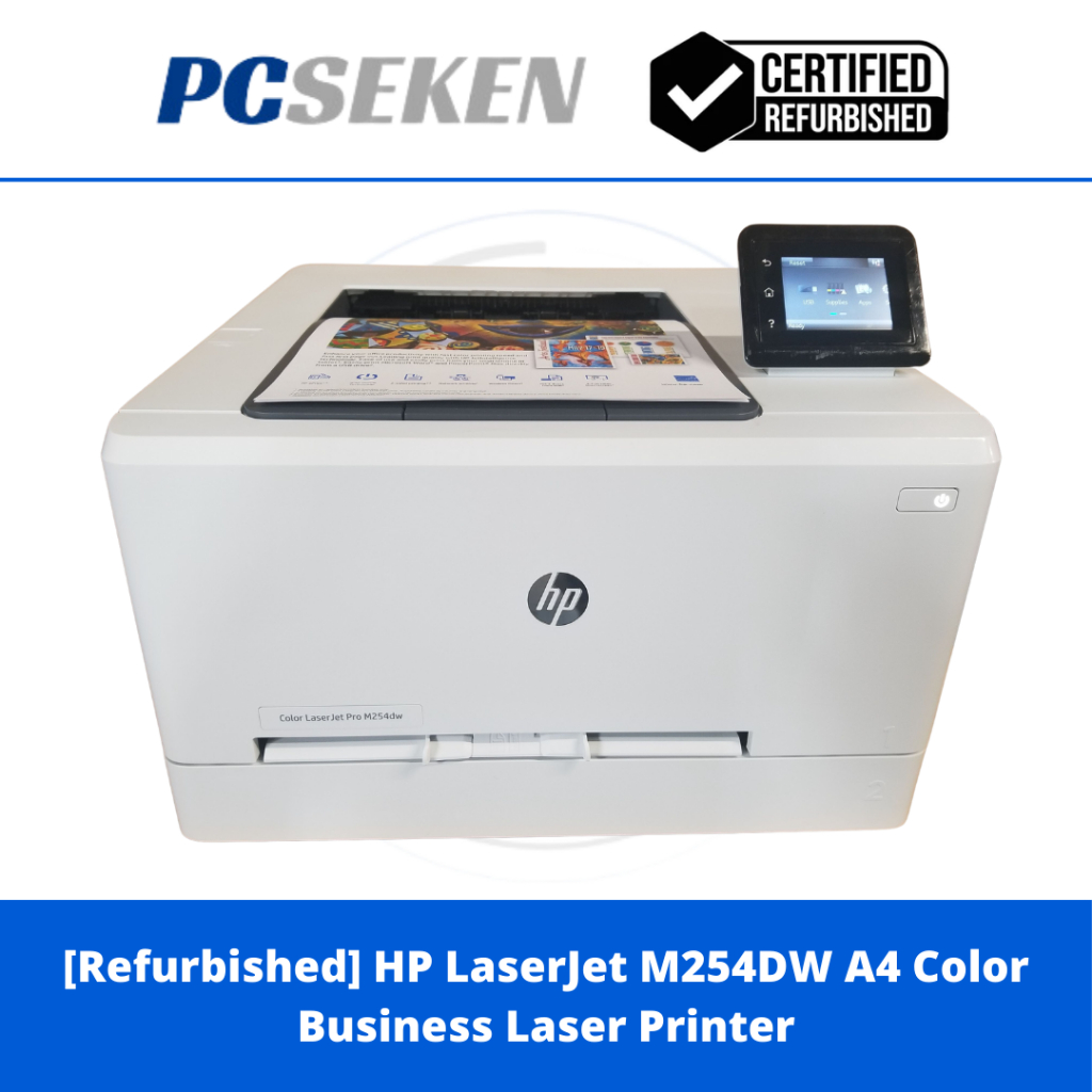 [Refurbished] HP Color LaserJet Pro M254dw A4 Business laser Printer ...