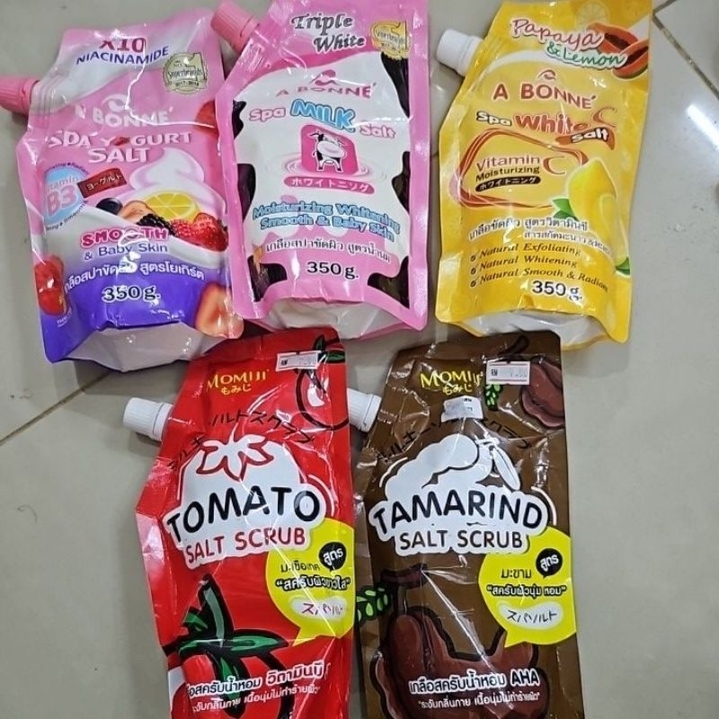 SALT BODY SCRUB DALAM PLASTIK | Shopee Malaysia