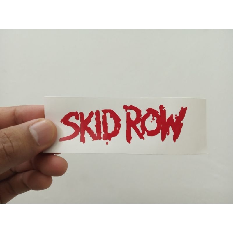 Sticker Skid Row Band ( Sticker Cutting / Outdoor ) | Shopee Malaysia