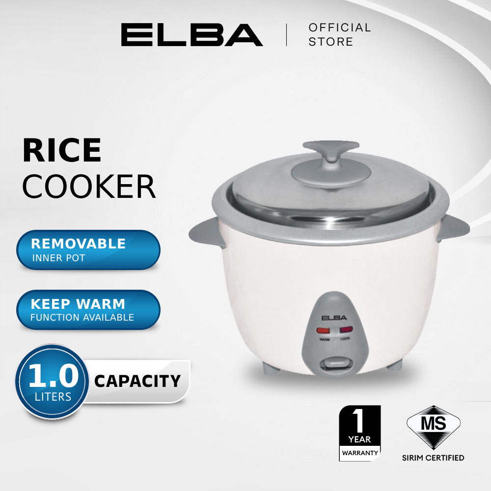 ELBA 1L / 1.8L / 2.8L Traditional Rice Cooker ERC-1066T / ERC-1866T ...