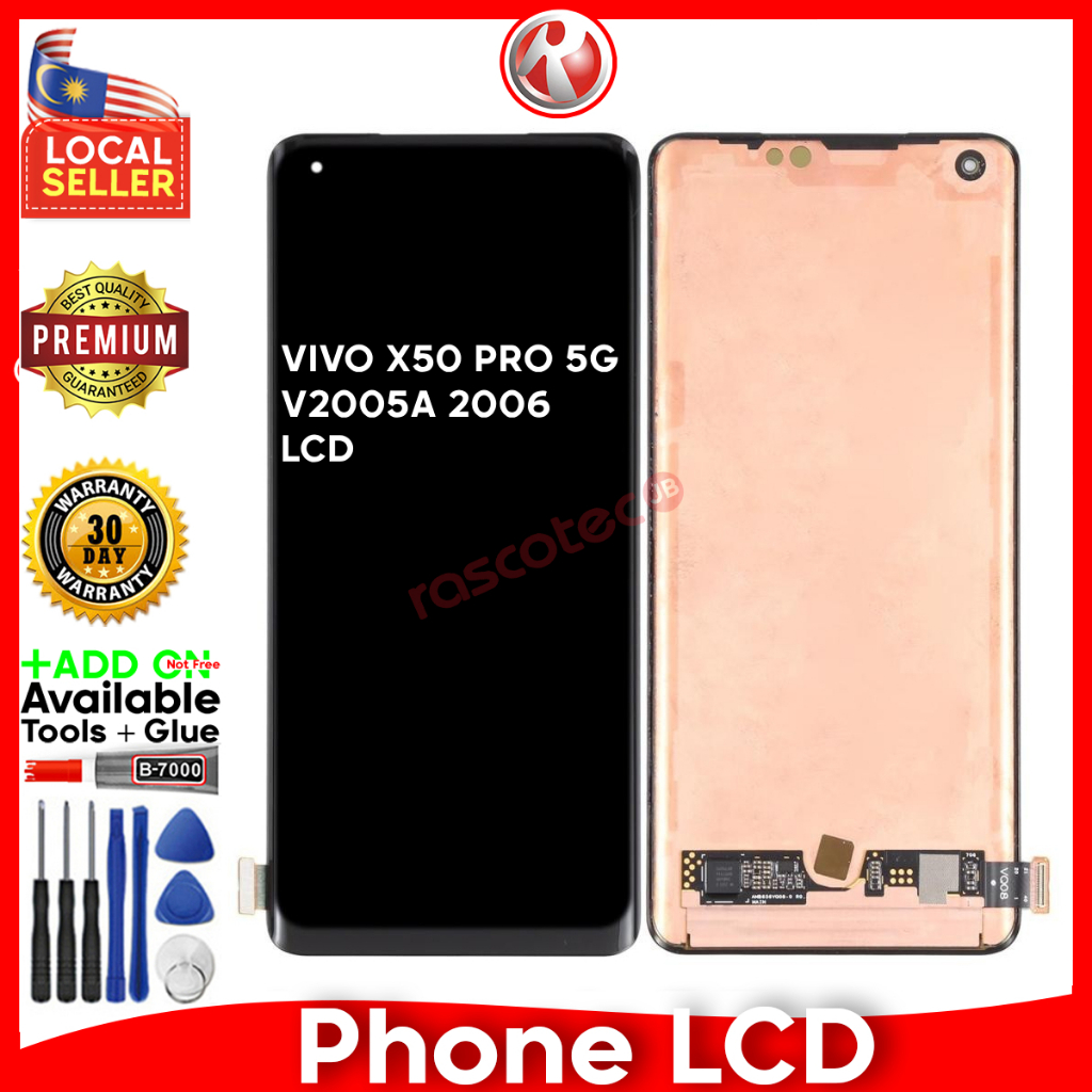 LCD Display Touch Screen Compatible For VIVO X50 PRO 5G / VIVOX50 PRO ...