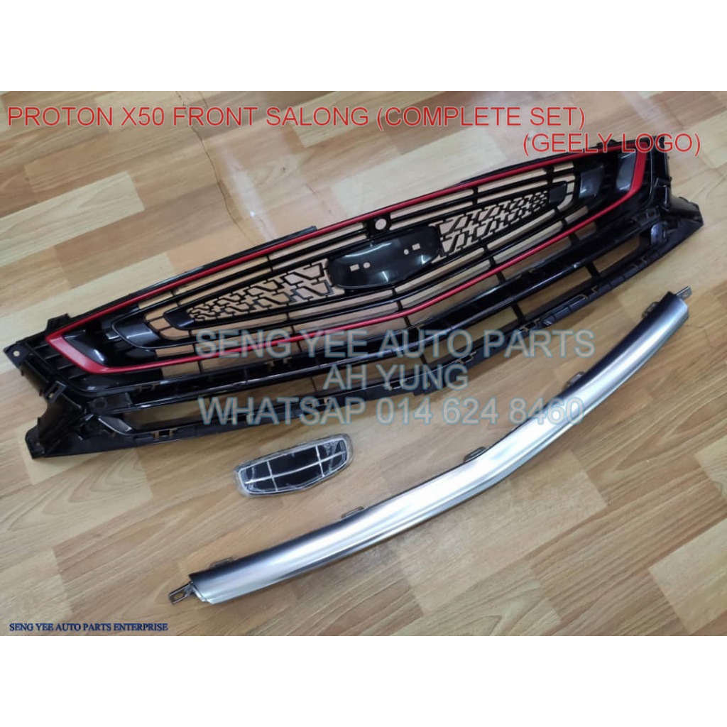PROTON X50 FRONT RAD GRILLE/SALONG WITH CAMERA HOLE (COMPLETE SET ...