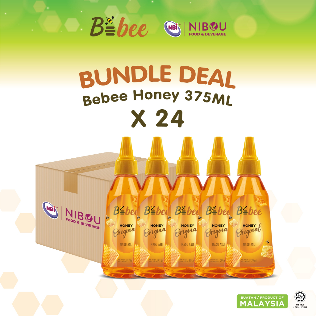 Nibou (NBI) BEBEE Honey (375ml x 24btl) [MADU] | Shopee Malaysia