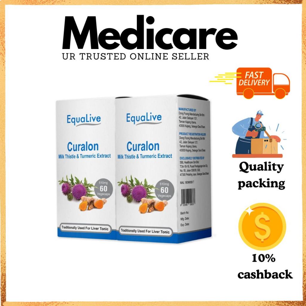 Equalive Curalon Capsule 60'S OR 2x60's (Liver Detox) Exp: JUNE 2026 ...