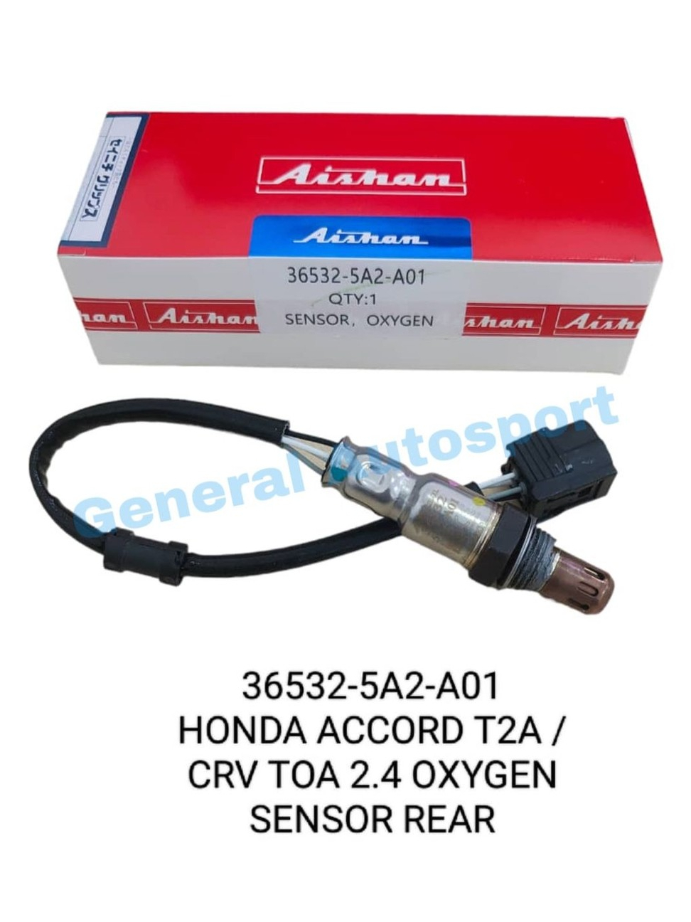 Oxygen Sensor Rear Brand Aishan Japan Honda Accord T2A Crv 2.4 TOA ...